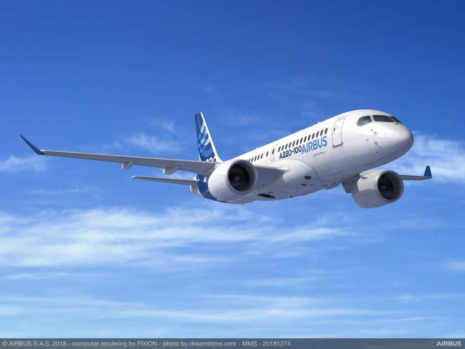Airbus A220-100 · History, Technical Data & Photos · AeroCorner